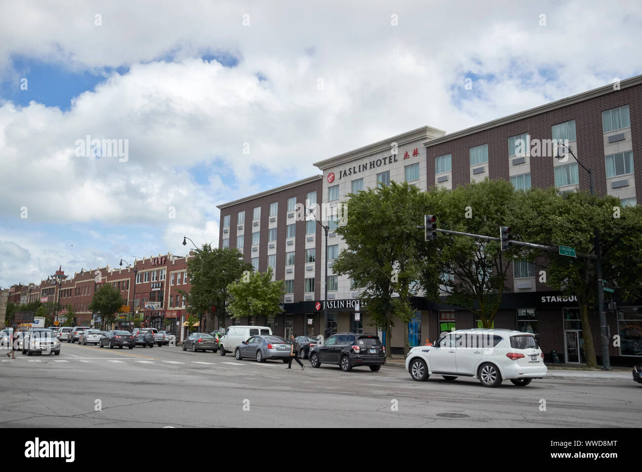 The Jaslin Hotel on west cermack road chinatown Chicago Illinois USA ...