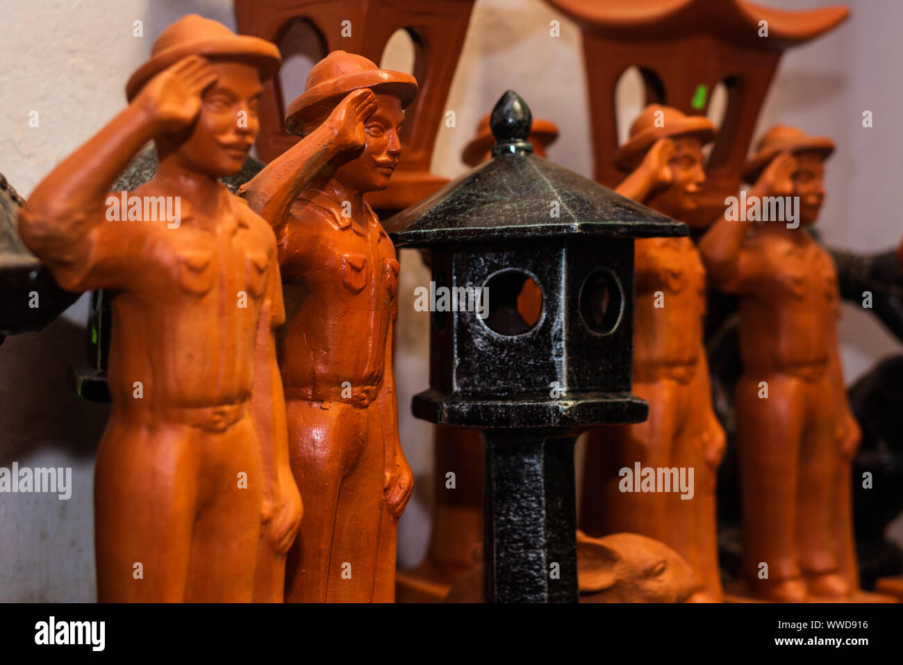 A variety of local handmade Clay pottery and home decor sold in Goa ...