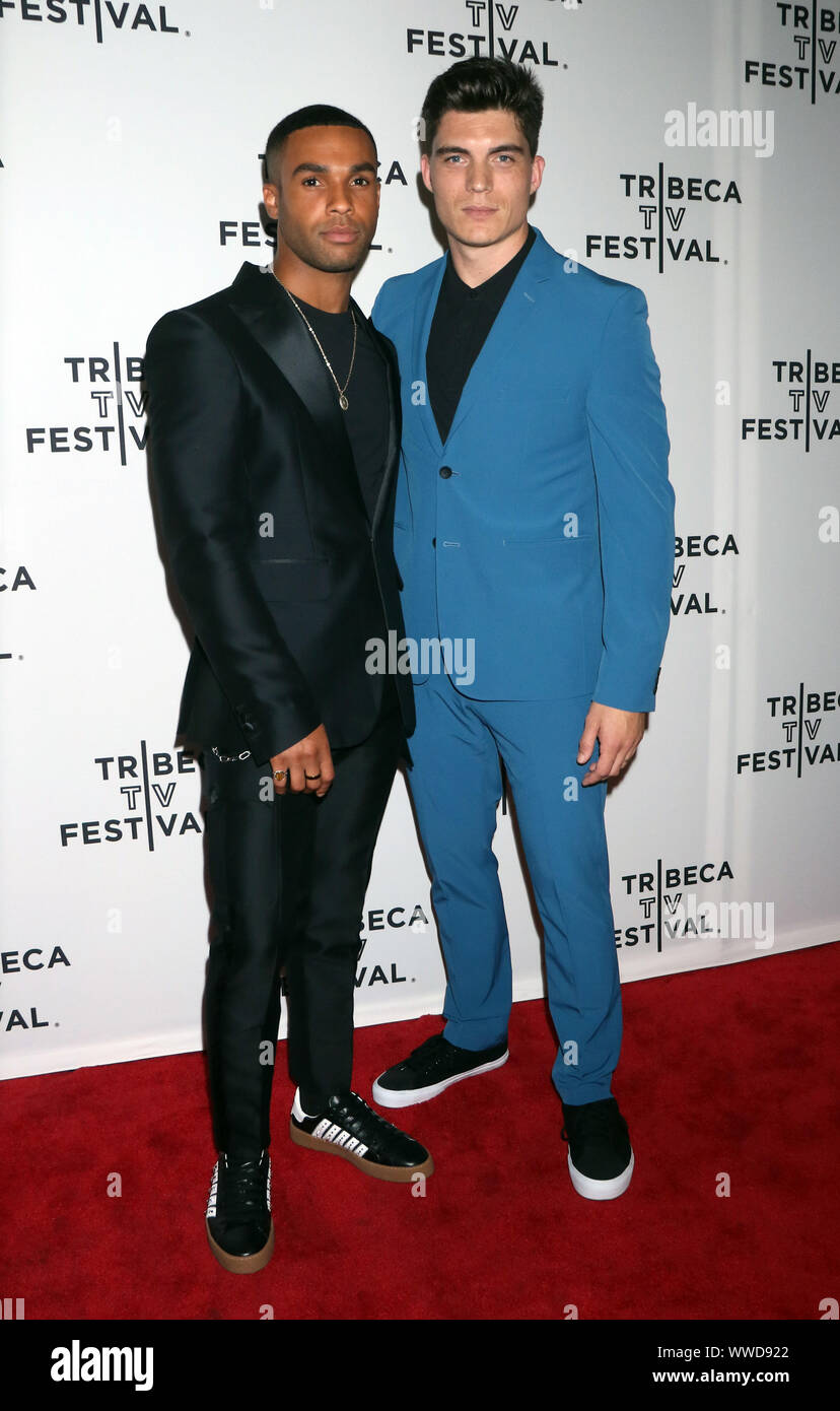 New York, USA. 14th Sep, 2019. Lucien Laviscount, Zane Holtz attend ...