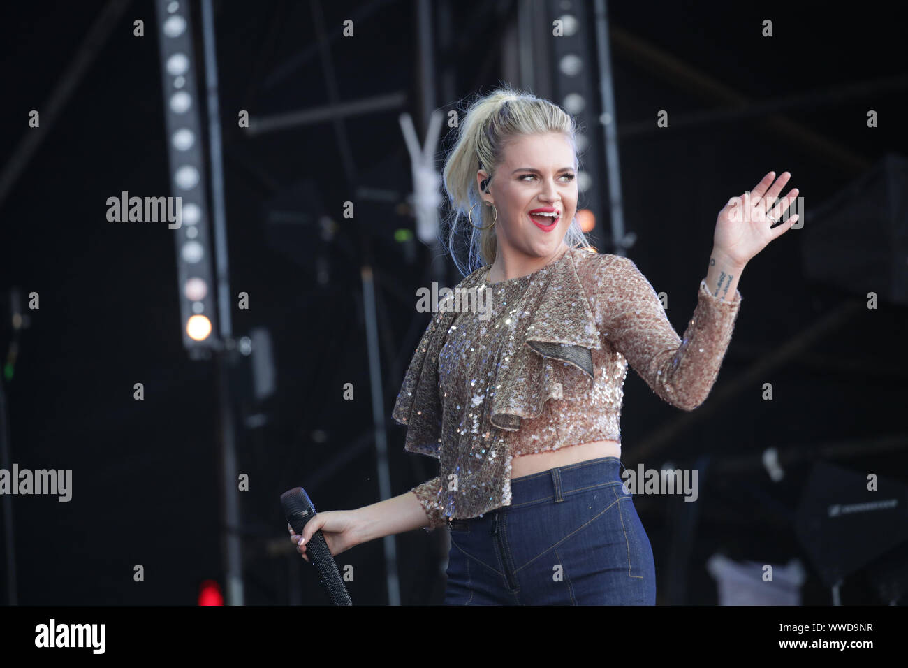 London, UK. 15 Sep 2019.country music singer Kelsea Ballerini performs ...
