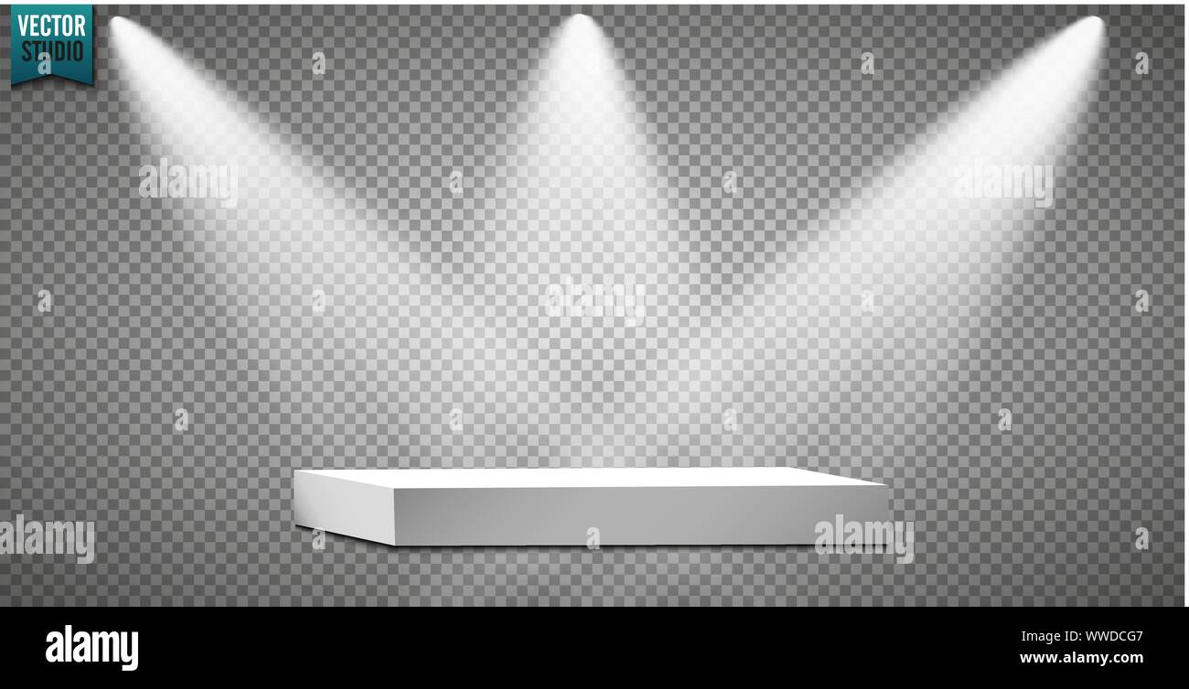 Empty light interior for your creative project. Vector illustration ...