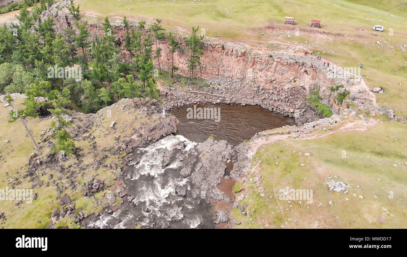 Orkhon waterfall hi-res stock photography and images - Alamy
