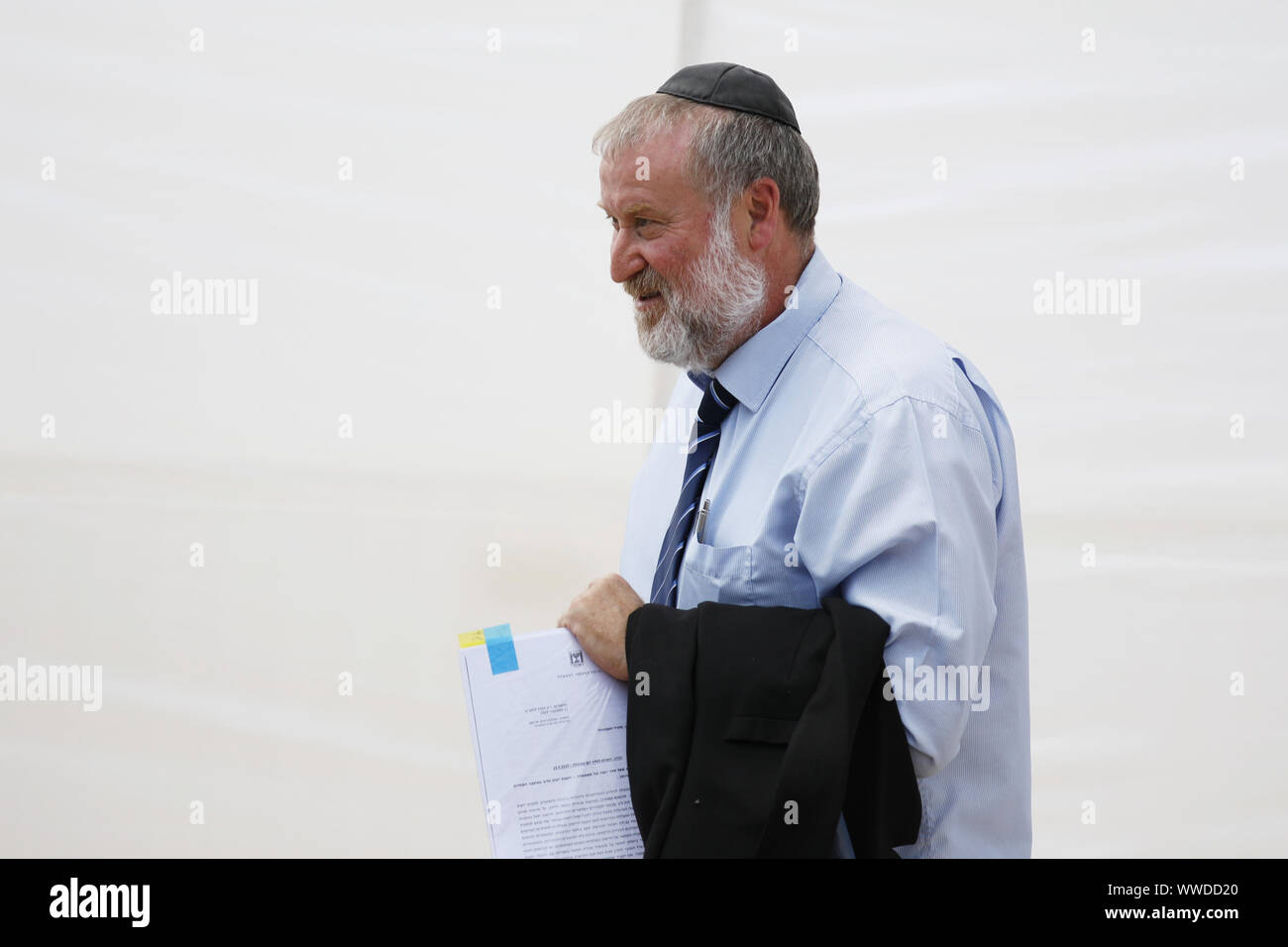 West Bank, Middle East. 15th Sep, 2019. Israeli Attorney-General ...