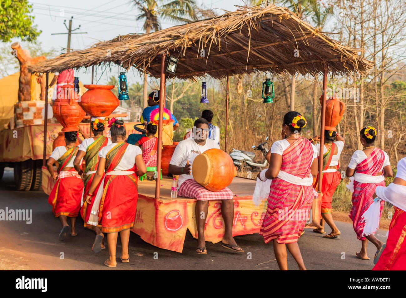 Carnival Celebrations in the coastal state of Goa in India Stock Photo ...