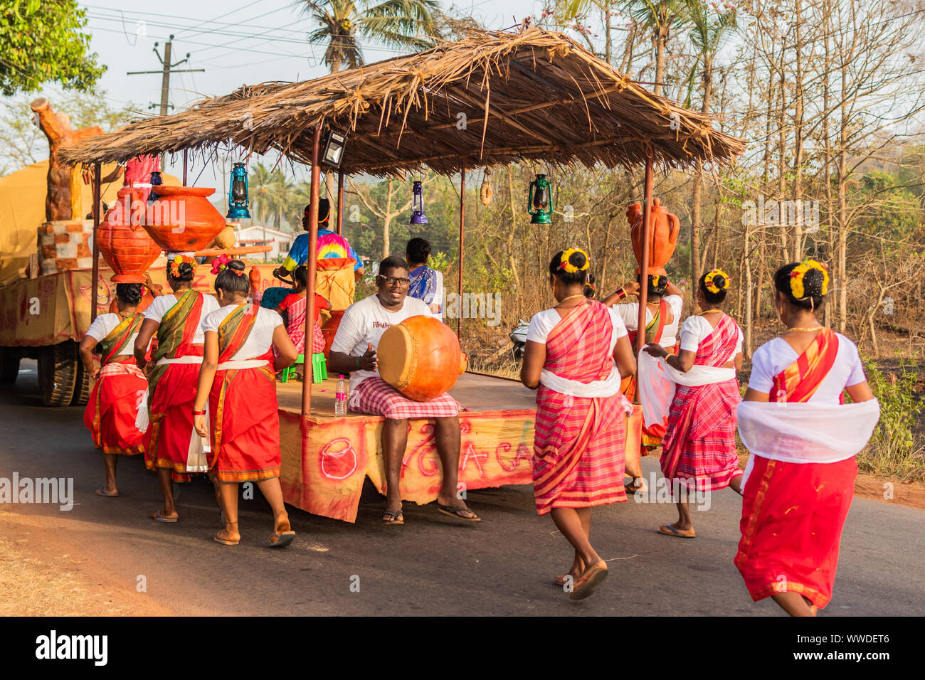 Carnival Celebrations in the coastal state of Goa in India Stock Photo ...