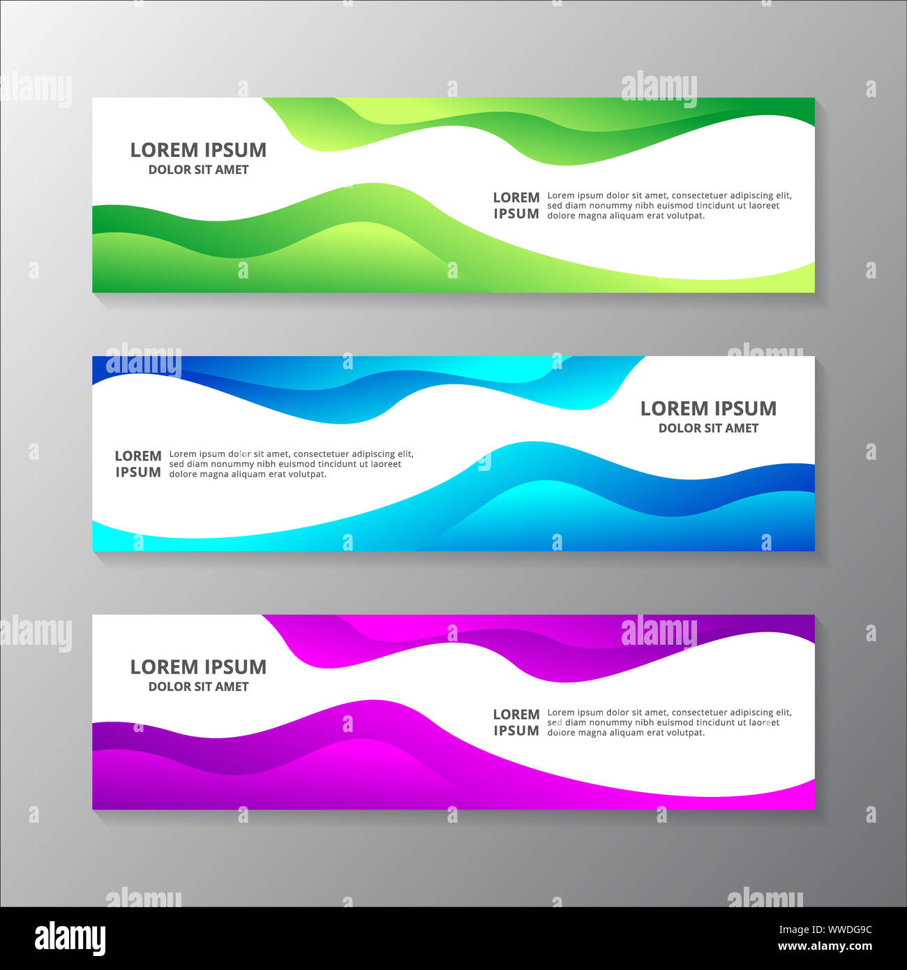 Abstract Liquid Banner Template, gradient color, modern layout web ...