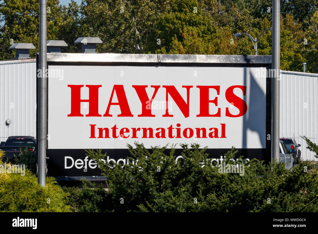 Kokomo - Circa September 2019: Haynes International manufacturing ...