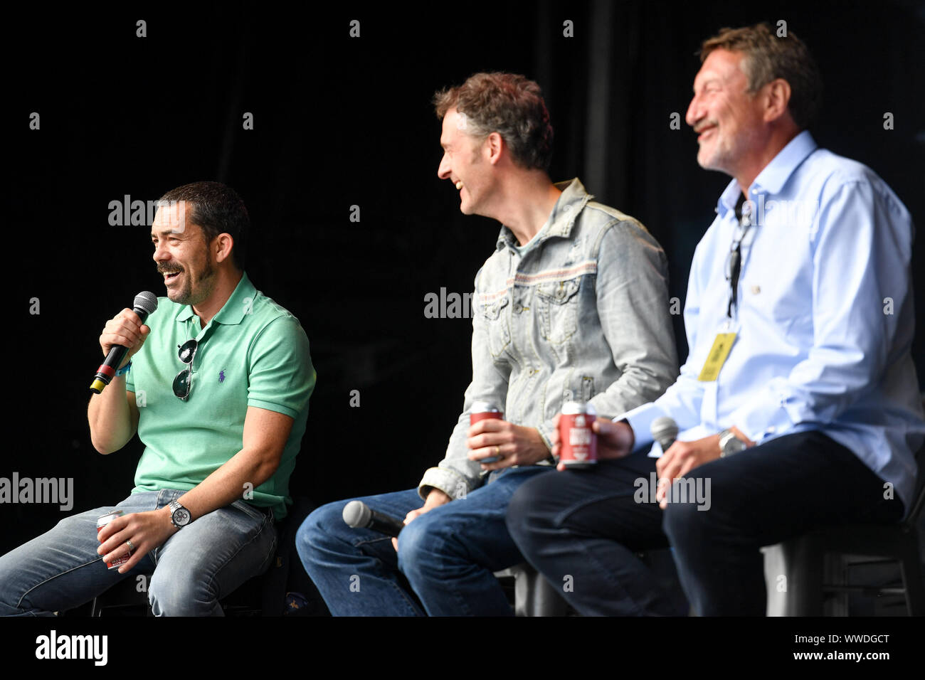 Packy Lee speaks during a Q&A session during the Peaky Blinders ...