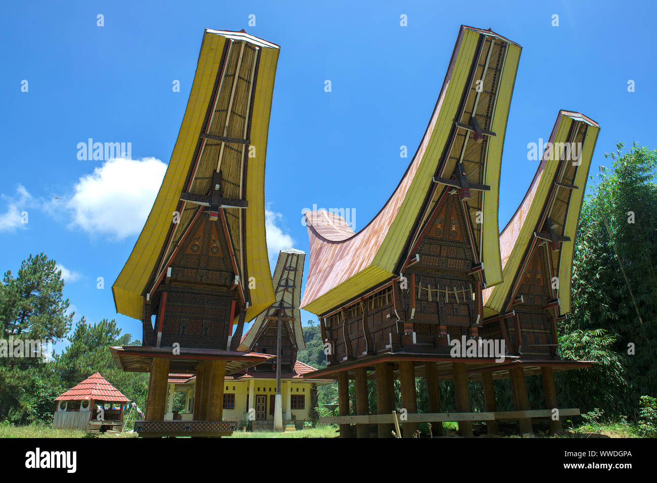 Traditional Alang rice barn, Rantepao, Tana Toraja, South Sulawesi ...