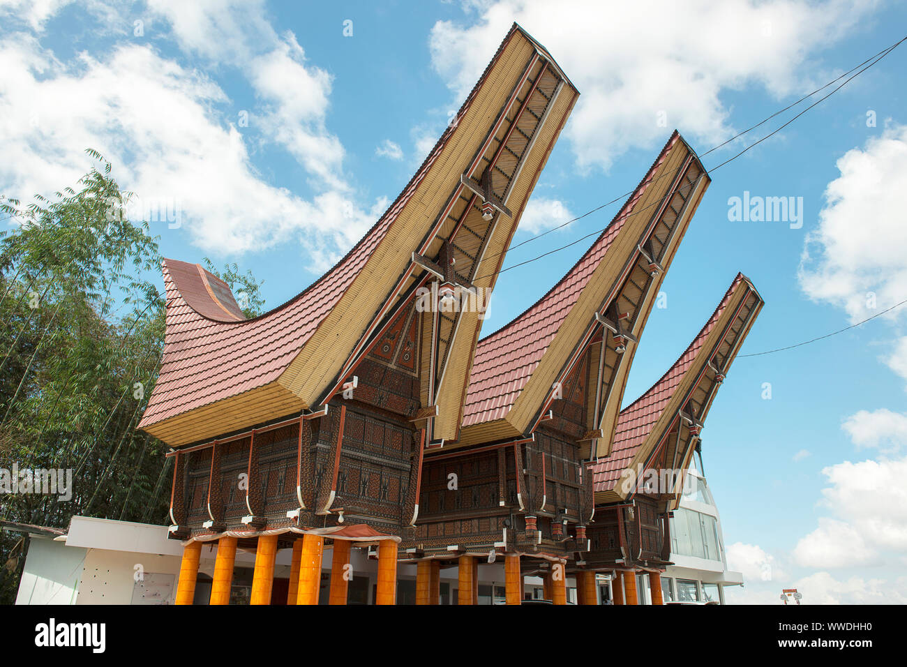Traditional Alang rice barn, Rantepao, Tana Toraja, South Sulawesi ...