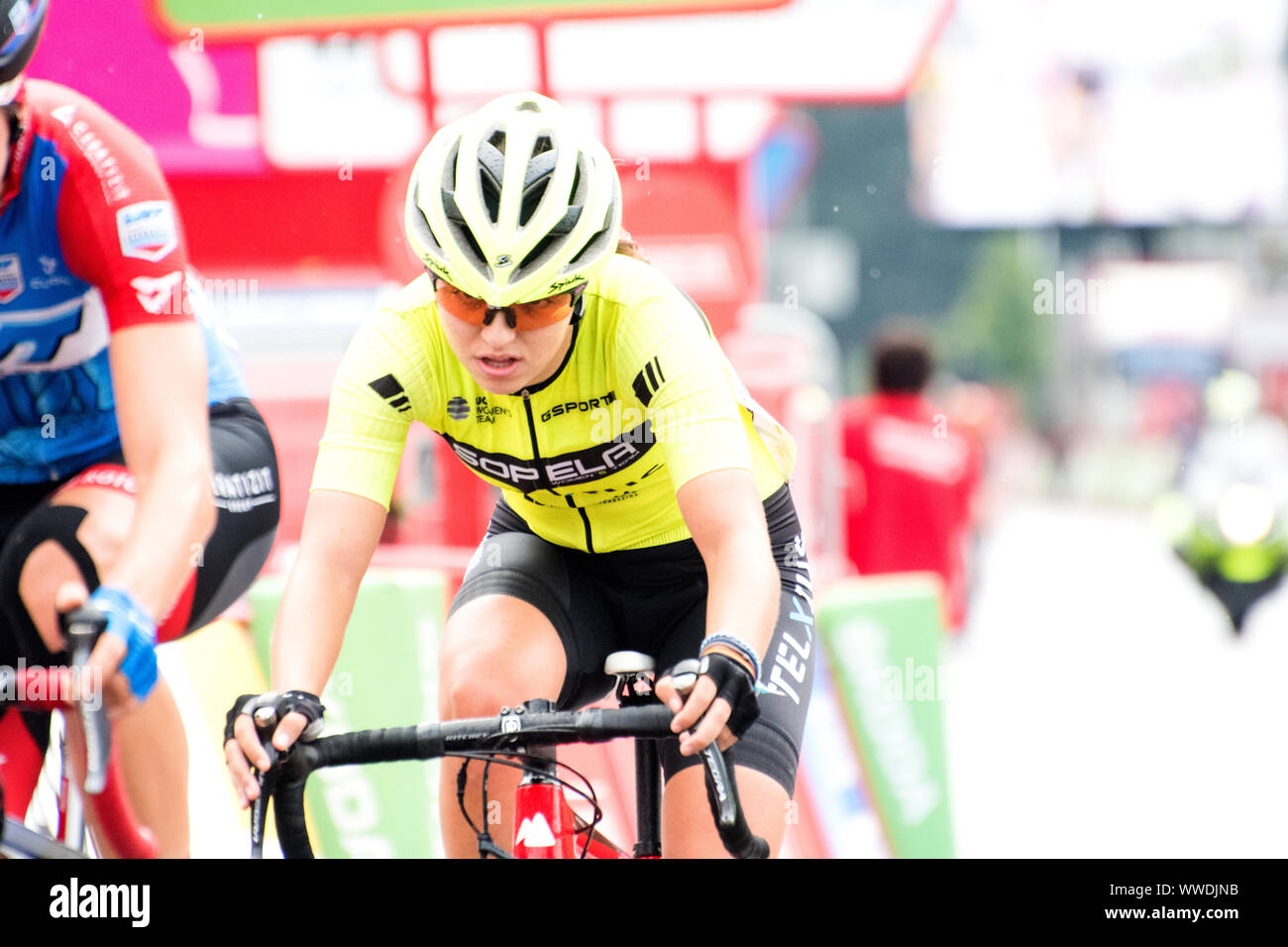 Madrid, Spain. 15th September, 2019. Sara Martin (Soplea Women's TEam ...