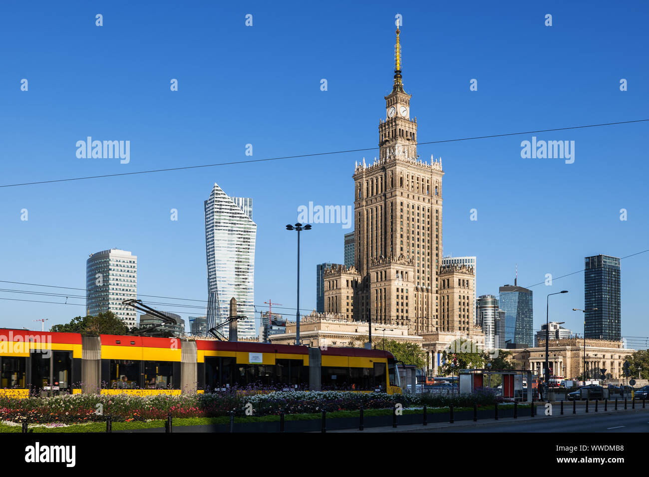Warsaw city centre hi-res stock photography and images - Alamy