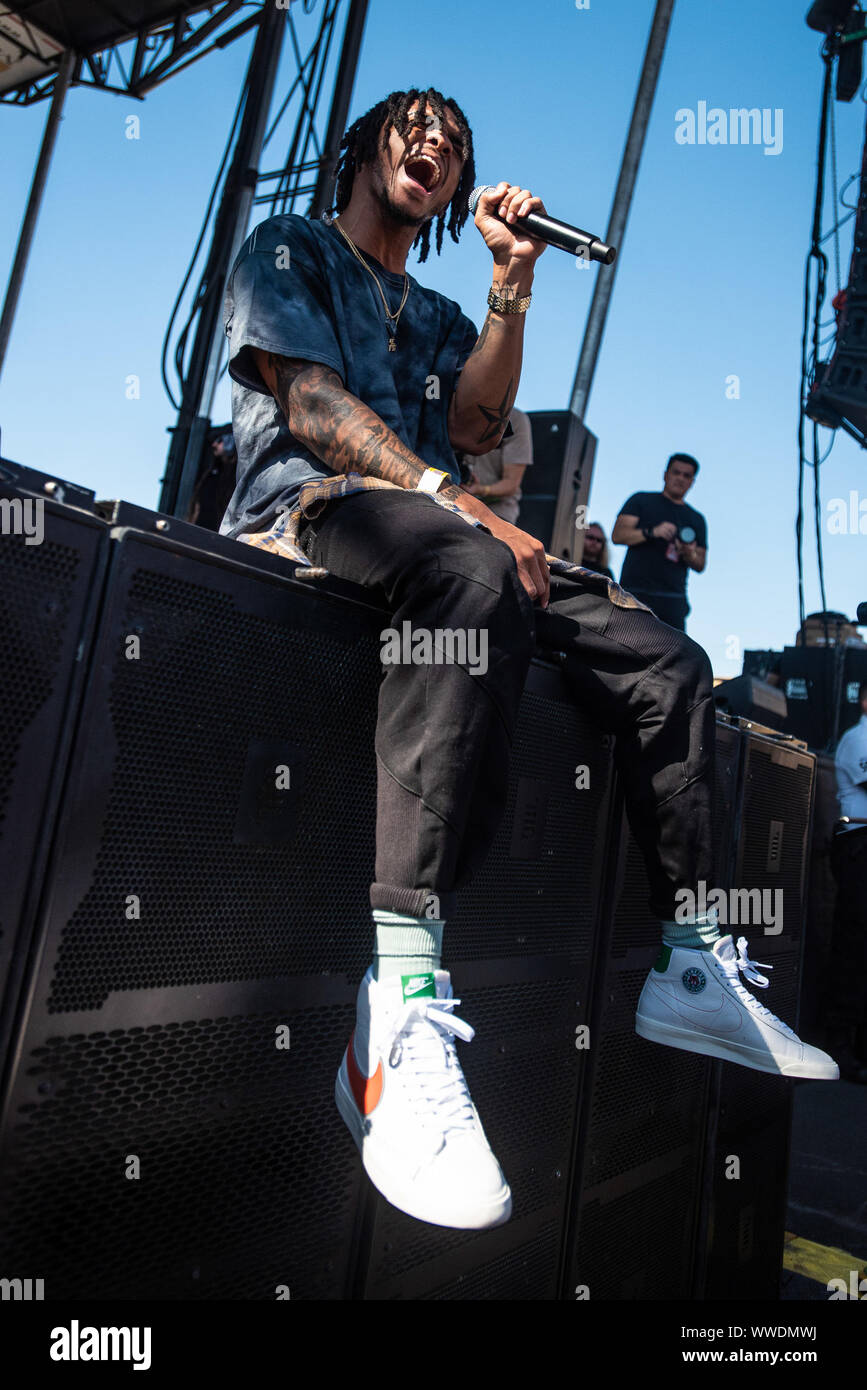 Tone Stith performs at Lights On Festival at Concord Pavilion on ...