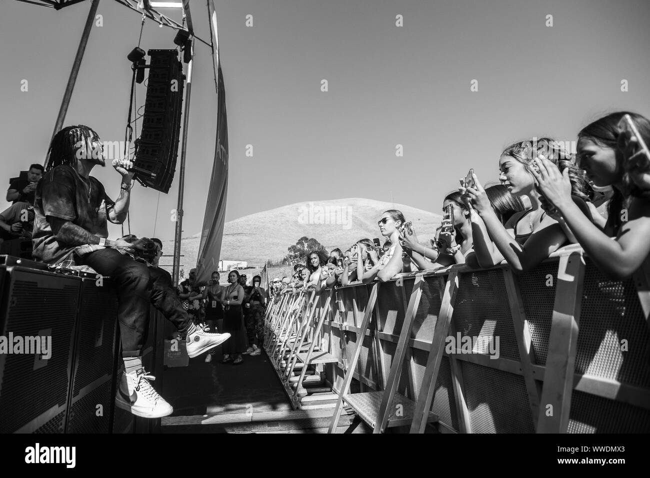 Tone Stith performs at Lights On Festival at Concord Pavilion on ...