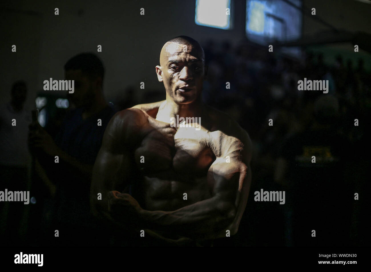 Gaza City, Palestinian Territories. 15th Sep, 2019. A Palestinian ...