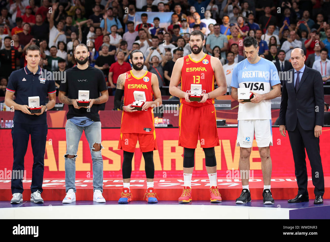 Beijing, China. 15th Sep, 2019. Bogdan Bogdanovic of Serbia, Evan ...