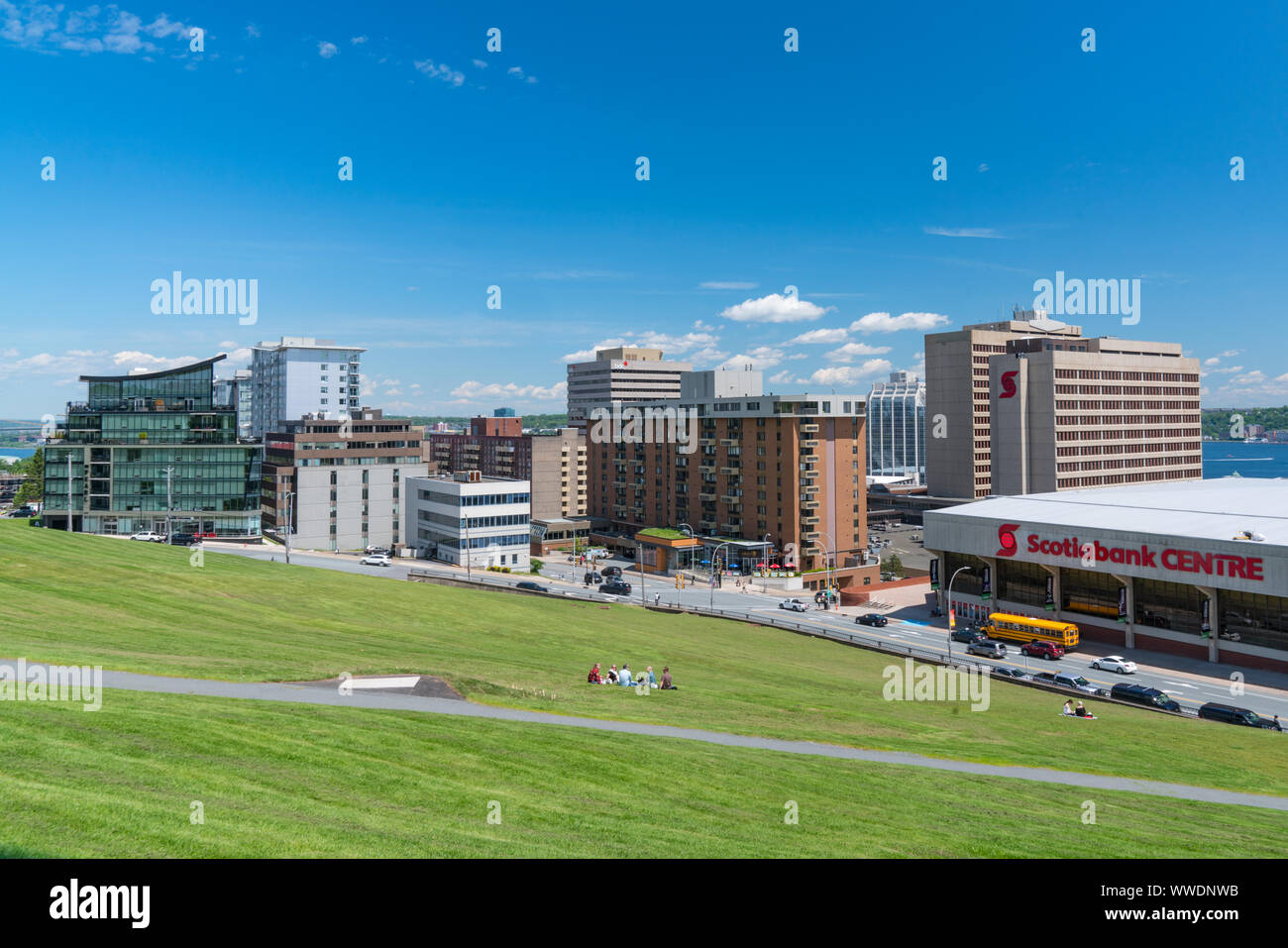 Halifax, Canada - June 19, 2019: Scotiabank Centre and skyline of ...