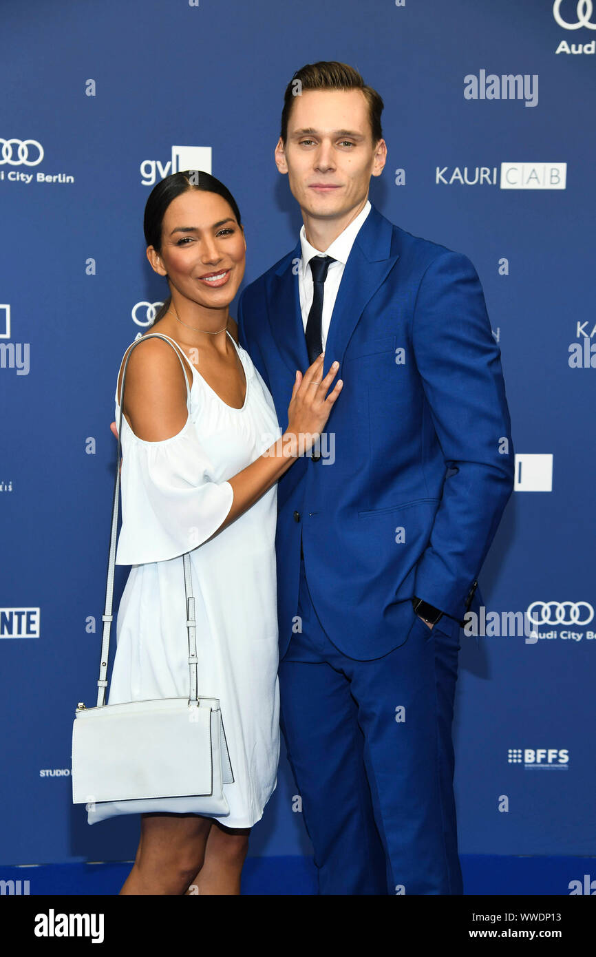 Rick Okon and Amy Mussul at the ceremony to award the German Acting ...