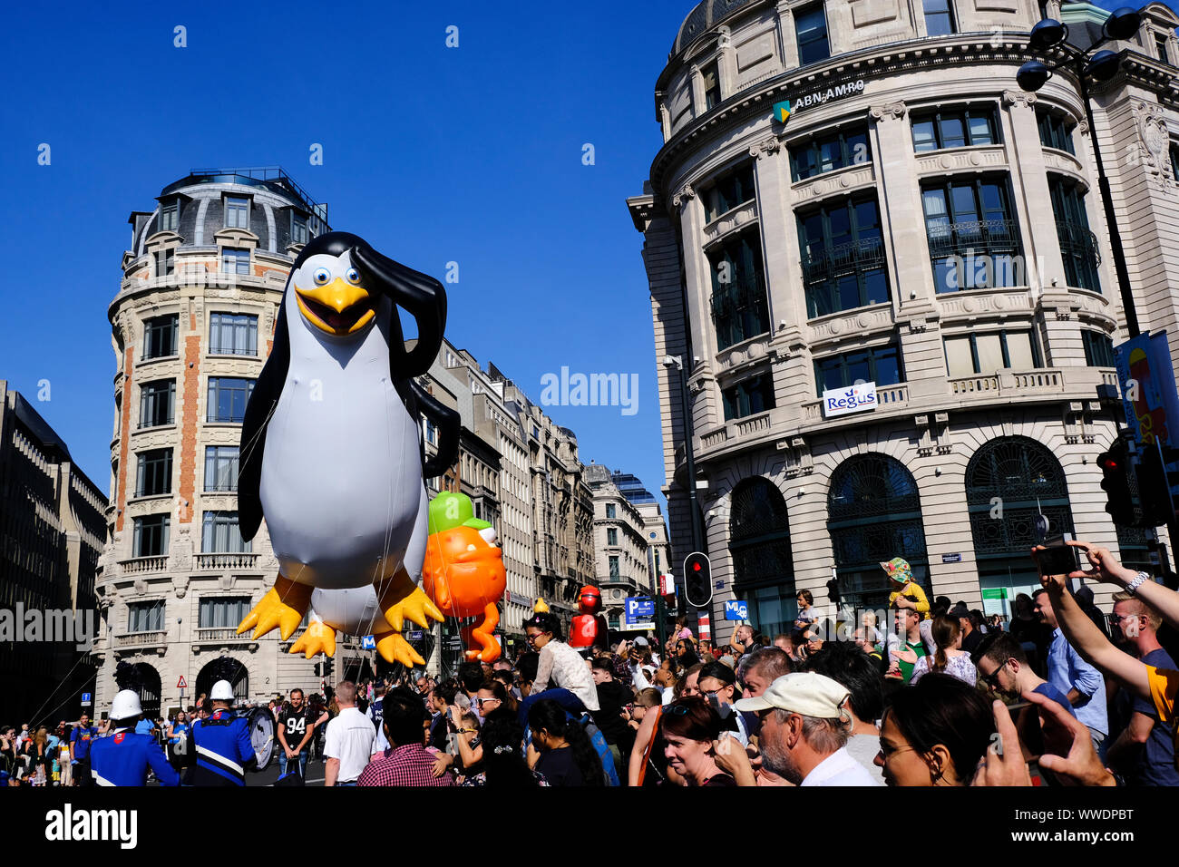 Brussels, Belgium. 15th Sep, 2019. Giant balloons of characters from ...