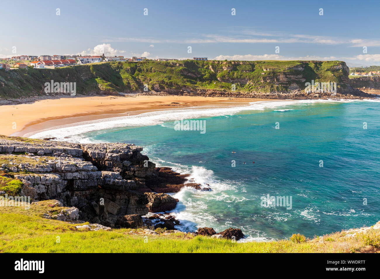 De los Locos Beach in Suances, Cantabria, Spain Stock Photo - Alamy