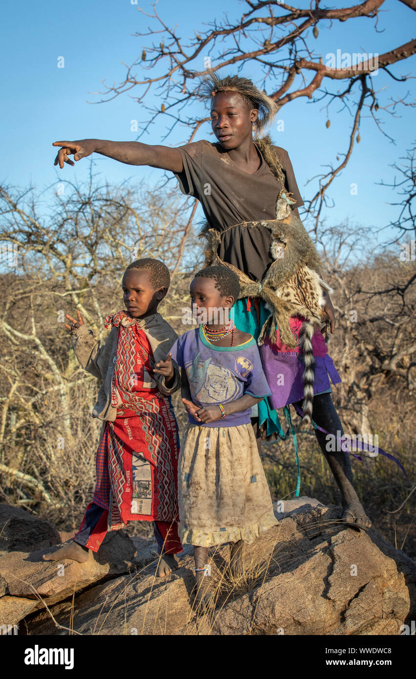 Hadza people hi-res stock photography and images - Alamy