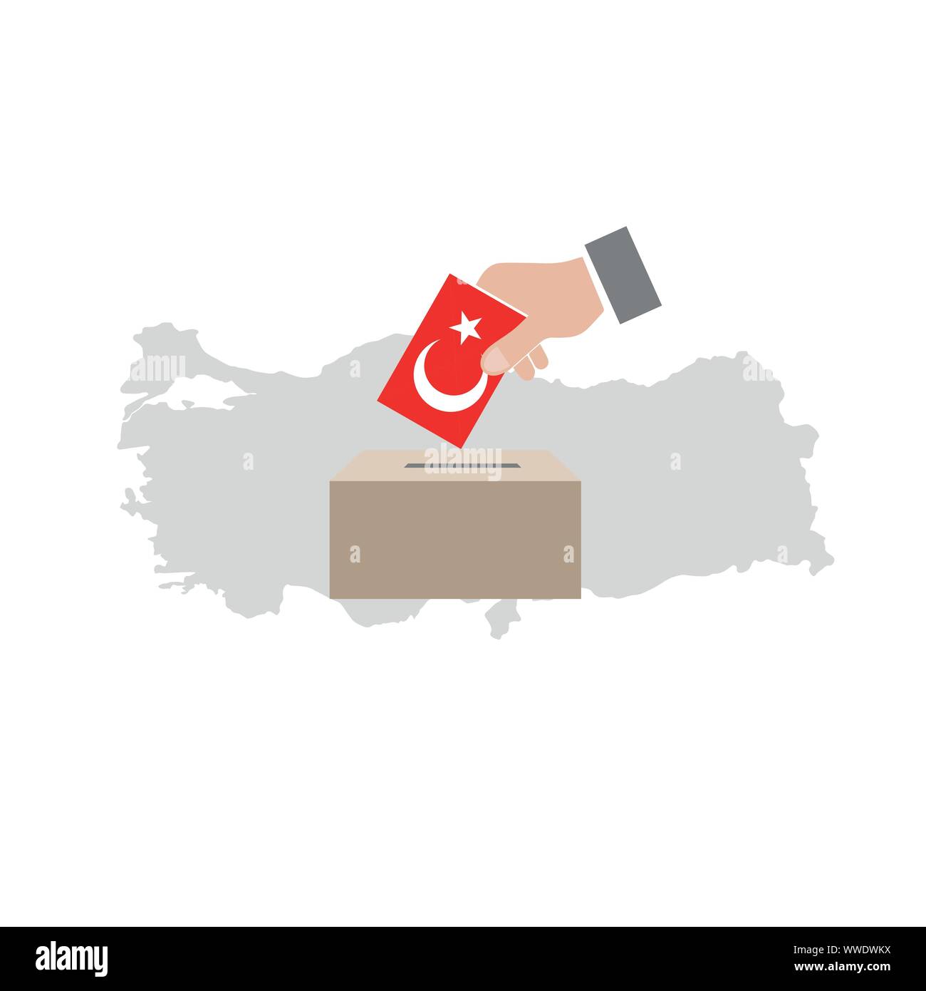 Turkey Election (Akp, Mhp, Chp, Bbp, Sp, iyi) Vector Work Stock Vector ...