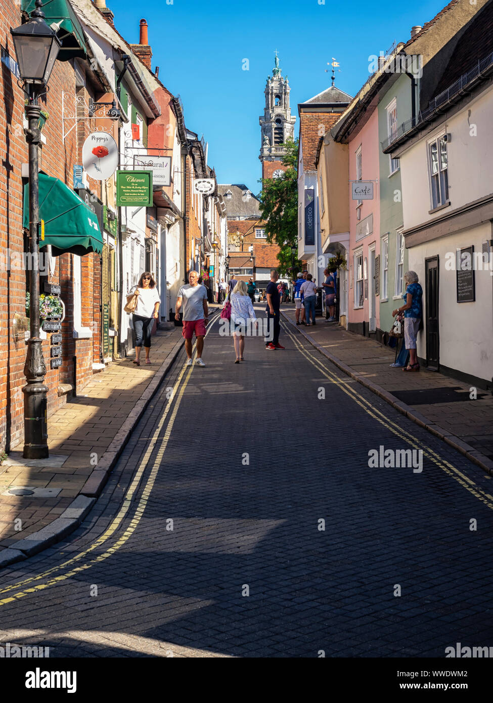 Trinity Street Colchester Essex England High Resolution Stock ...