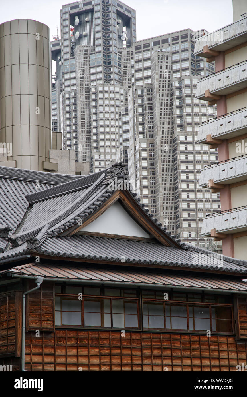 Office and apartment buildings in Tokyo Japan Stock Photo - Alamy