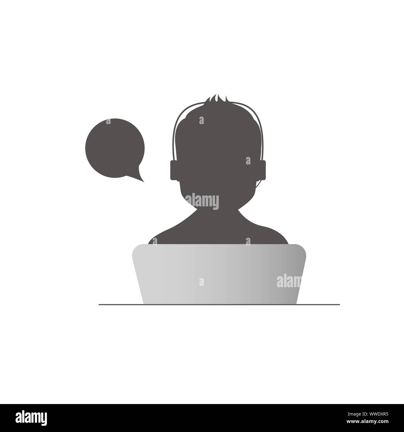 Telephone operator vector vectors hi-res stock photography and images ...