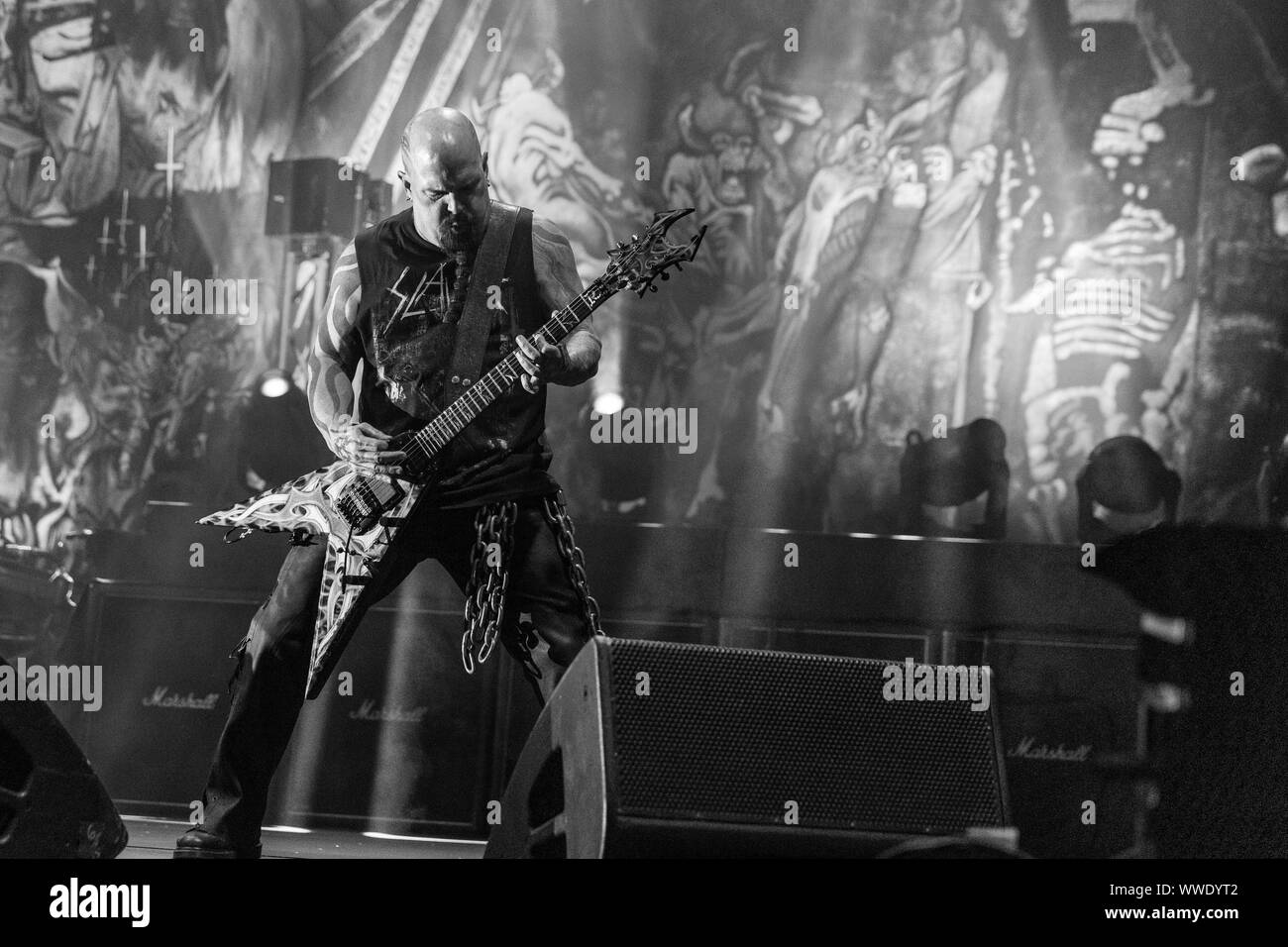 September 14, 2019, Chicago, Illinois, U.S: KERRY KING of Slayer during ...