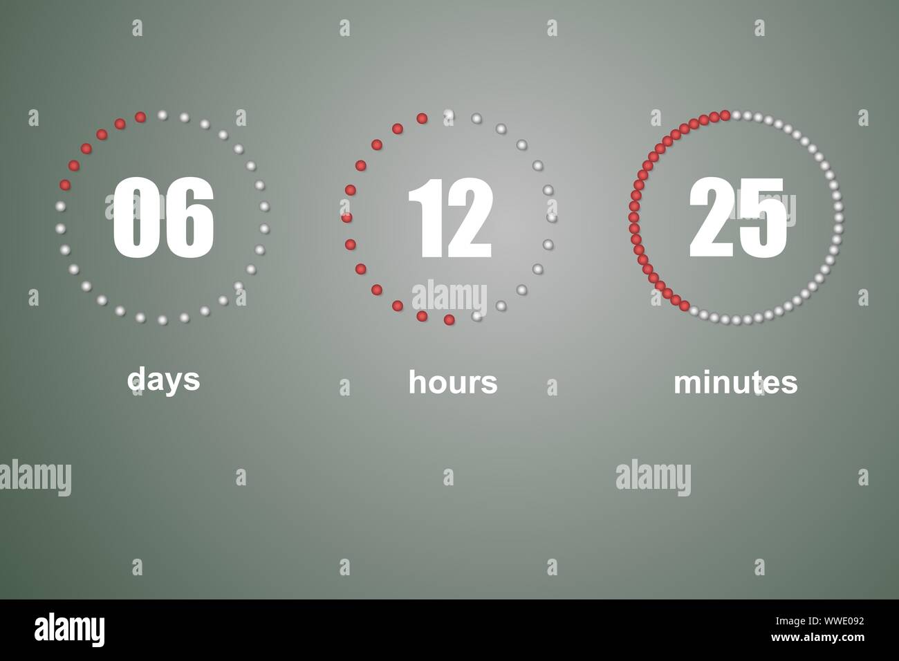 Countdown vector template digital clock timer background for coming soon Stock Vector Image ...