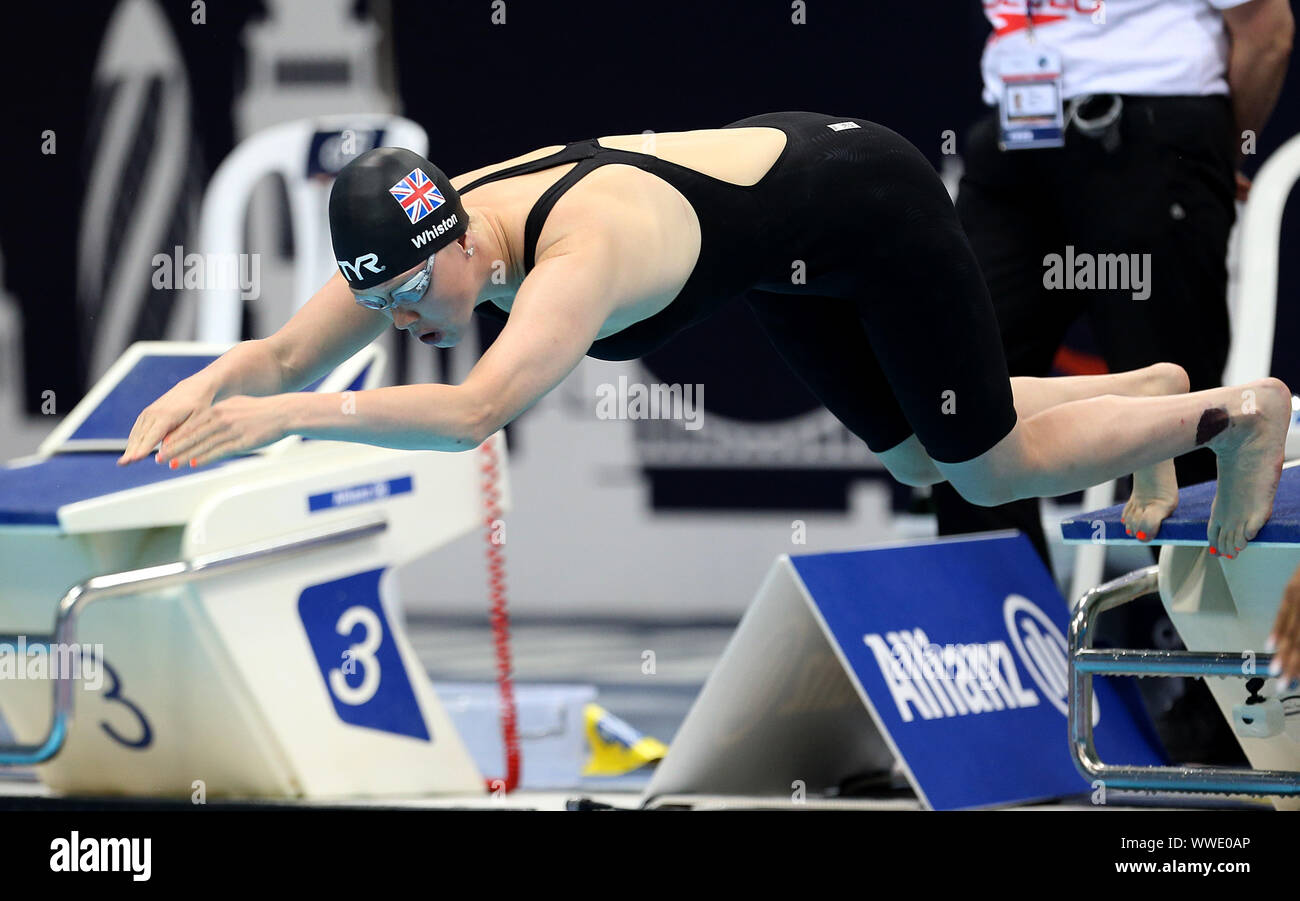 Great Britain's Brock Whiston wins the Women's 100m Breaststroke SB8 ...