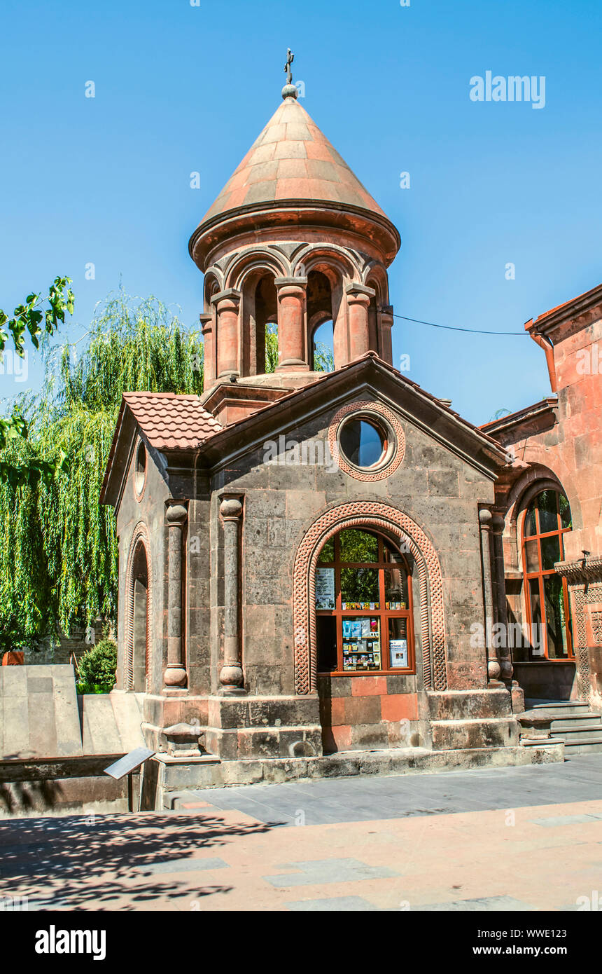 Near the medieval Church "Zoravor" of the Holy Virgin in Yerevan there ...