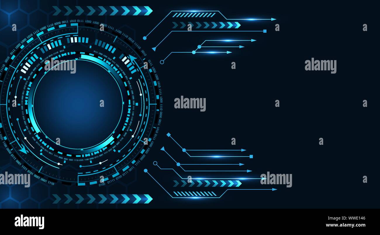 HUD interface. Stylized drawing of a monitor. Navigator, Camera ...