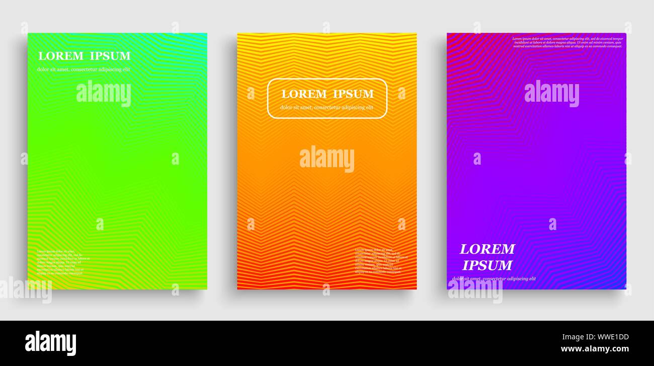 Template for cover design with geometric halftone gradients. . Template ...
