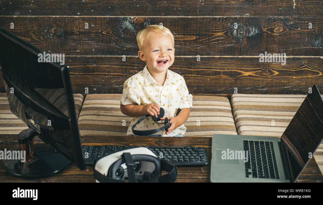 E-learning education with computer network technology for little child ...