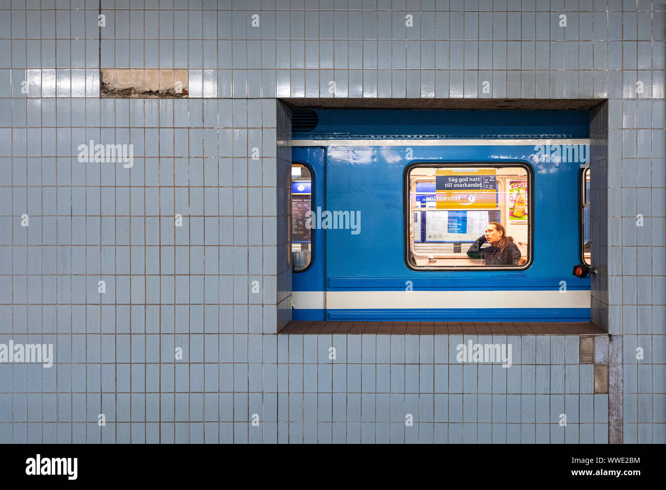 Slussen subway station stockholm hi-res stock photography and images ...