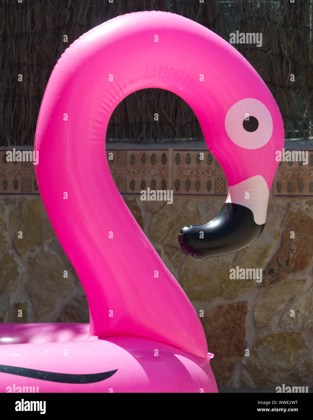 picture of an inflatable Flamingo Stock Photo - Alamy