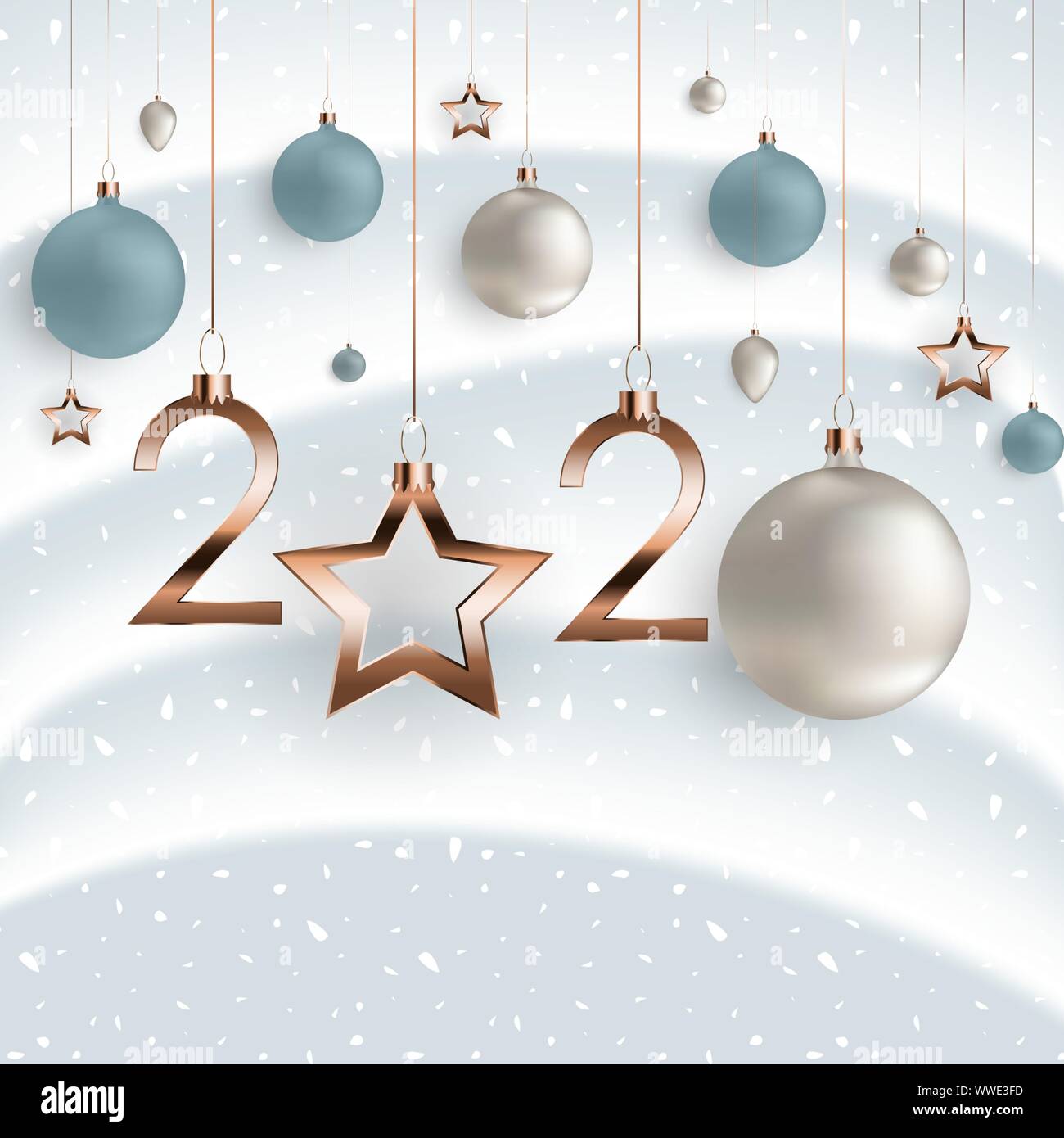 Happy 2020 New Year Background. Vector Illustration Stock Vector Image ...