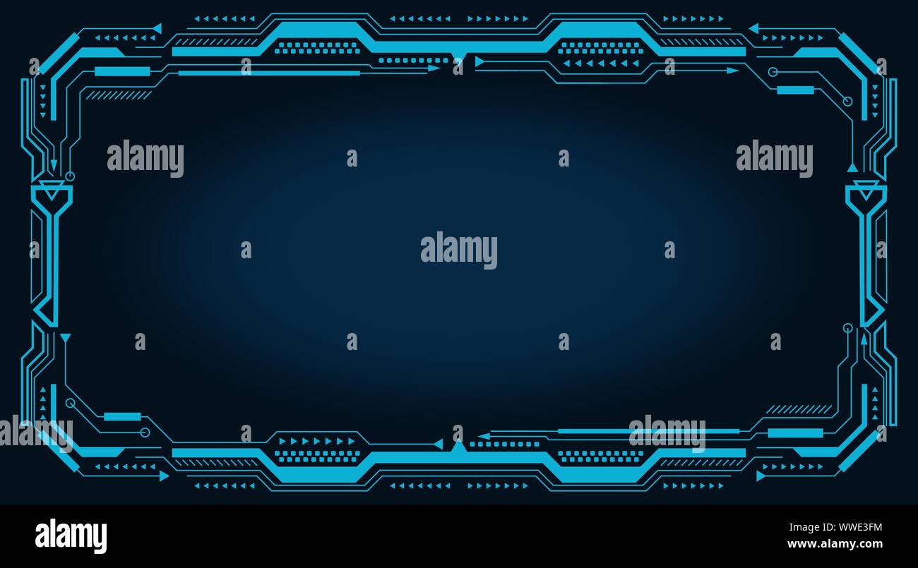 Graphic representation of a computer panel monitor, frame, control ...