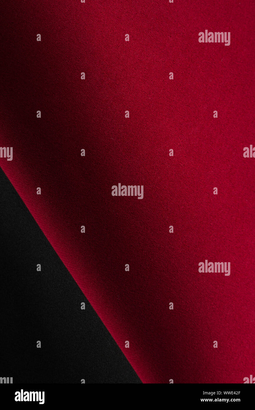 Two color red and black luxury background or concept, folds of red and ...