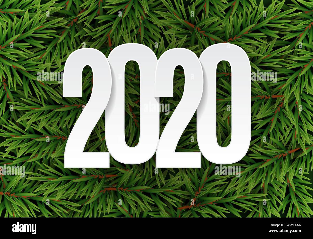 2020 new year background Stock Vector Images - Alamy