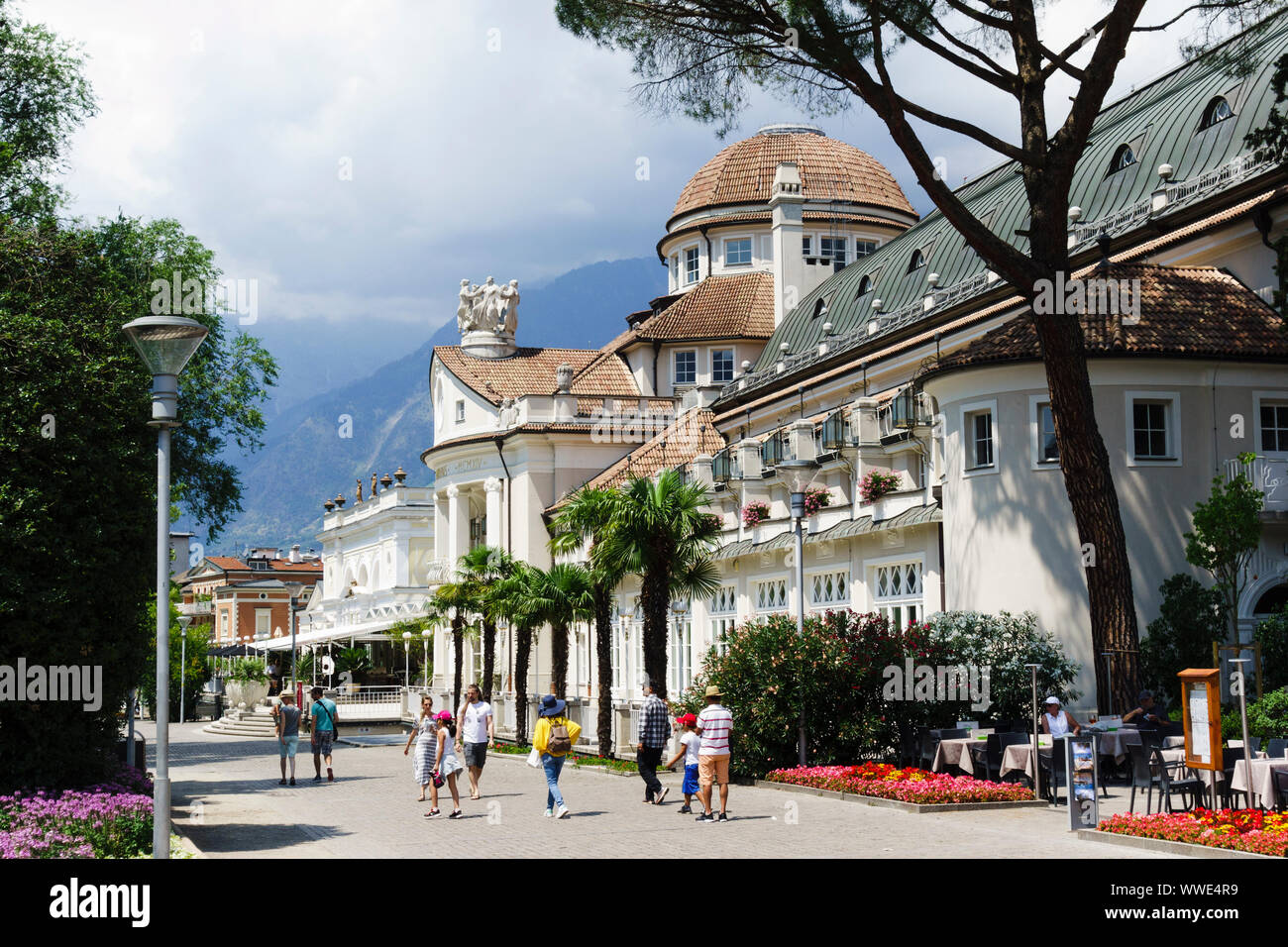 Kurhaus, Meran/Merano, South Tyrol, Italy Stock Photo - Alamy