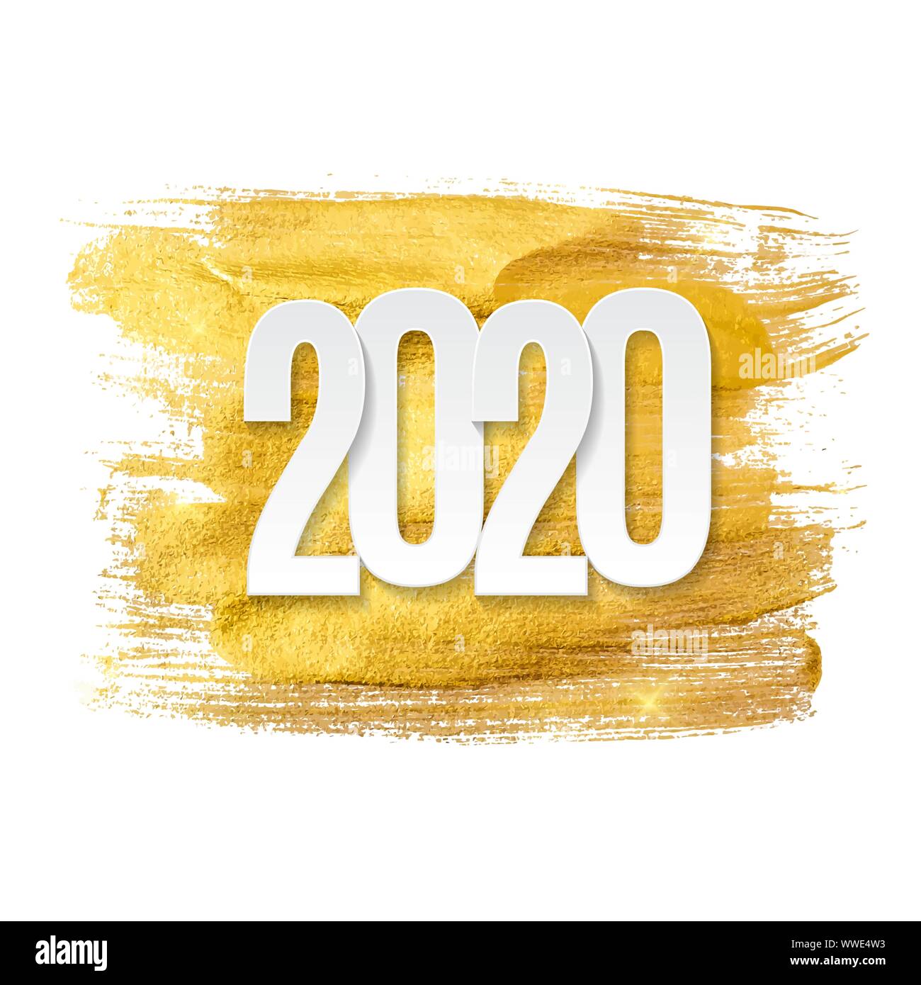 Happy 2020 New Year Background. Vector Illustration Stock Vector Image ...