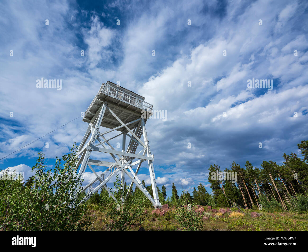 Ute Mountain Fire Lookout Tower National Historical Site, Ashley ...