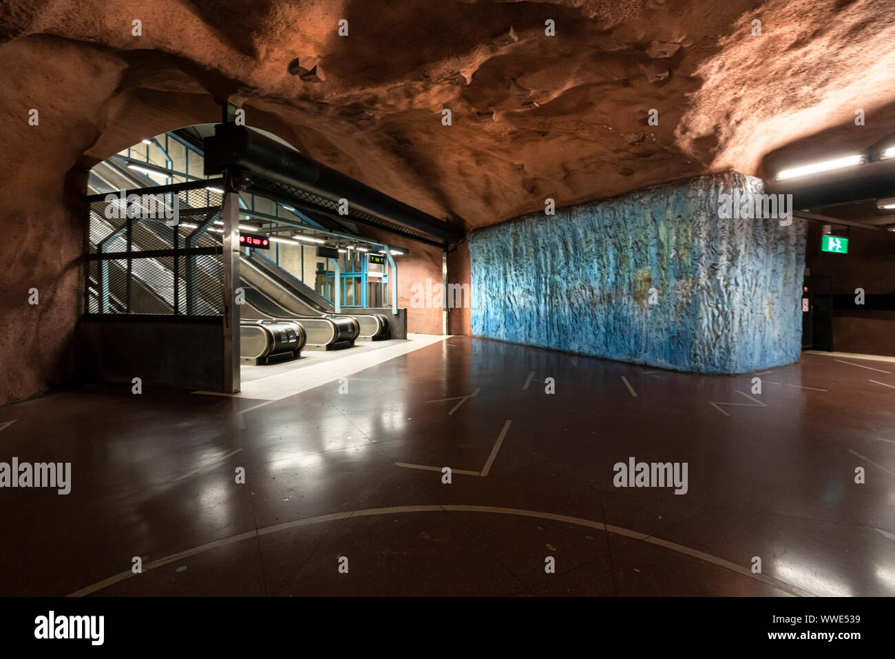 Stockholm, Sweden. September 2019. A view of the decorations of ...