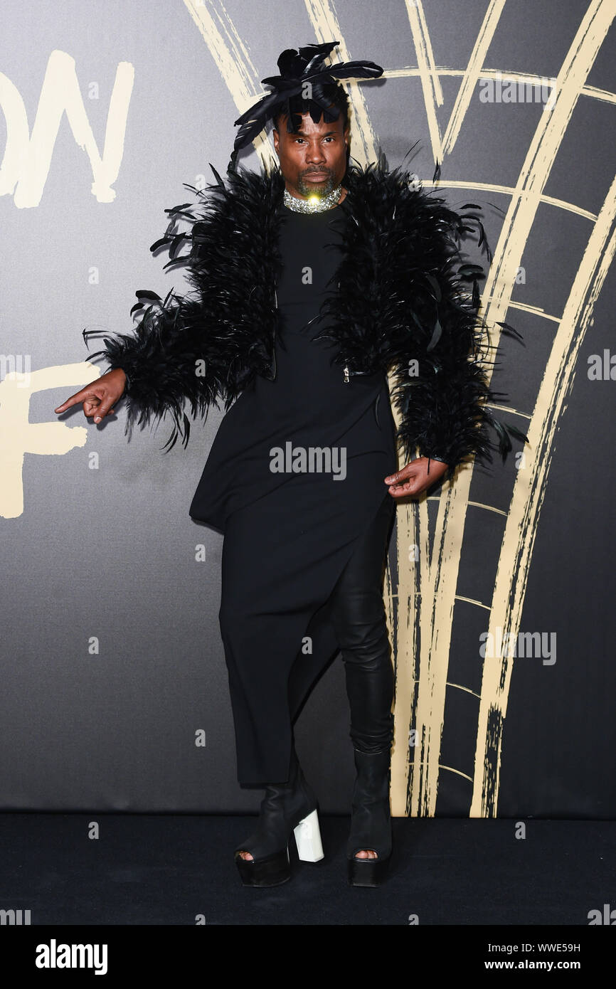 LONDON, UK. September 14, 2019: Billy Porter at the Fashion for Relief ...