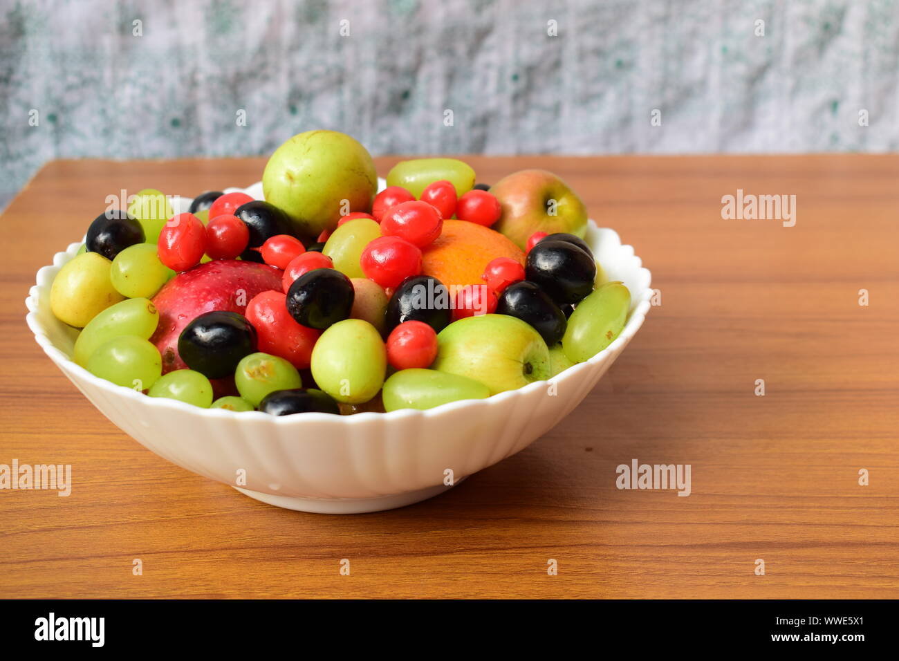 Beautiful coloured tasty natural fruits Stock Photo - Alamy