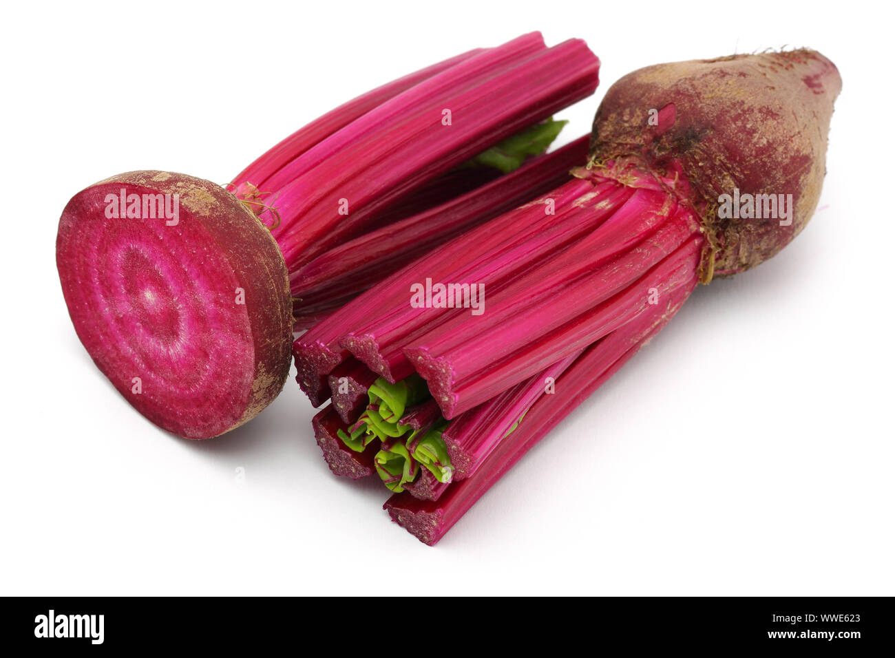 Fresh red beets isolated on white background Stock Photo - Alamy