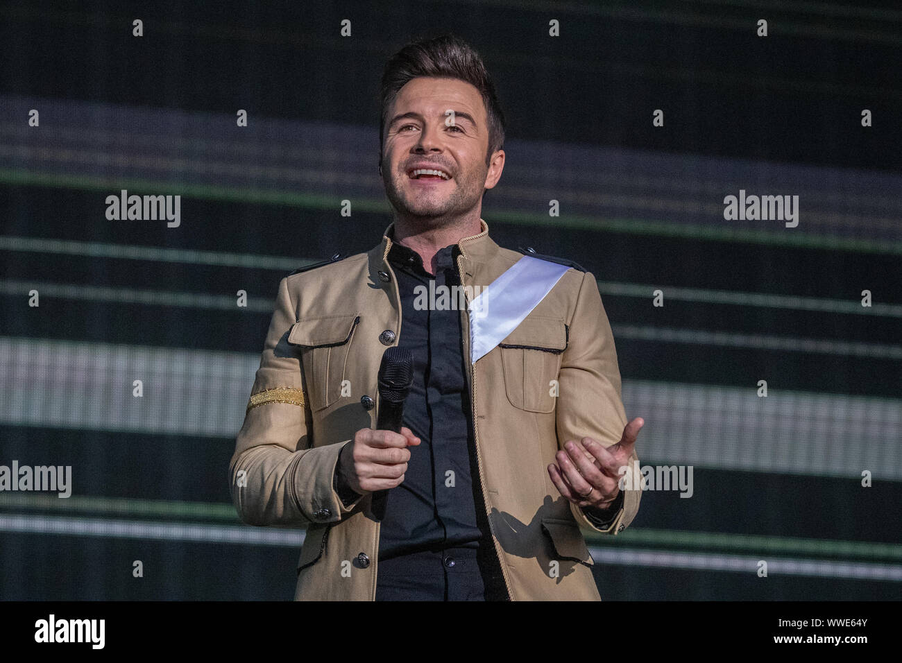London Uk 15 Sep 2019 Shane Filan Of Westlife Performing At Radio 2